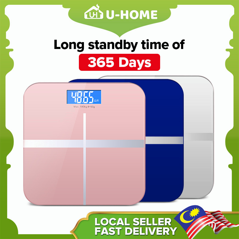 U-HOME Electronic Weight Scale Digital Body Scale High Accuracy High ...