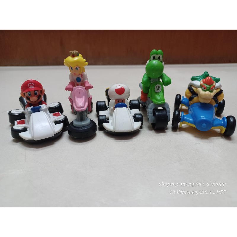 Super Mario characters on wheels Made for McDs | Shopee Malaysia