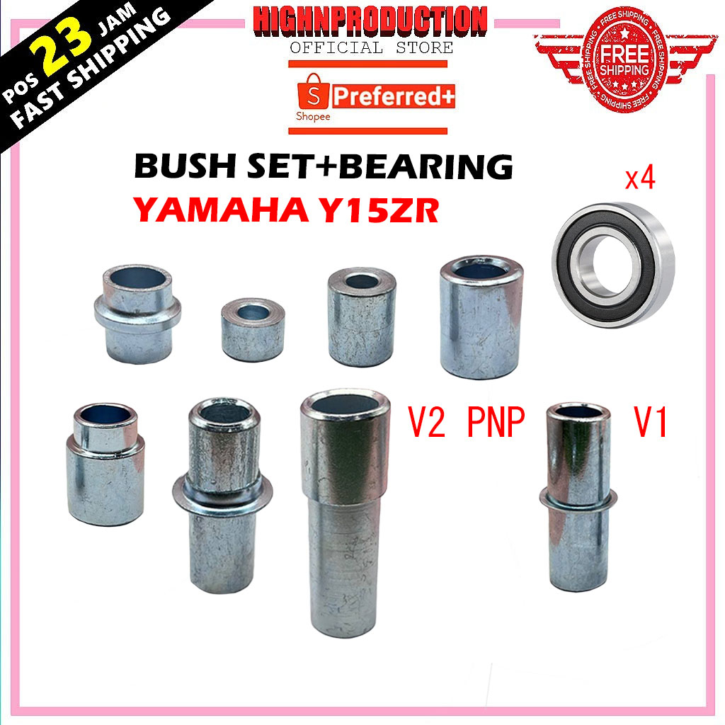 BEARING & BUSH COMPLETE SET FOR SPORT RIM Y125ZR PNP Y15ZR YAMAHA | Shopee Malaysia