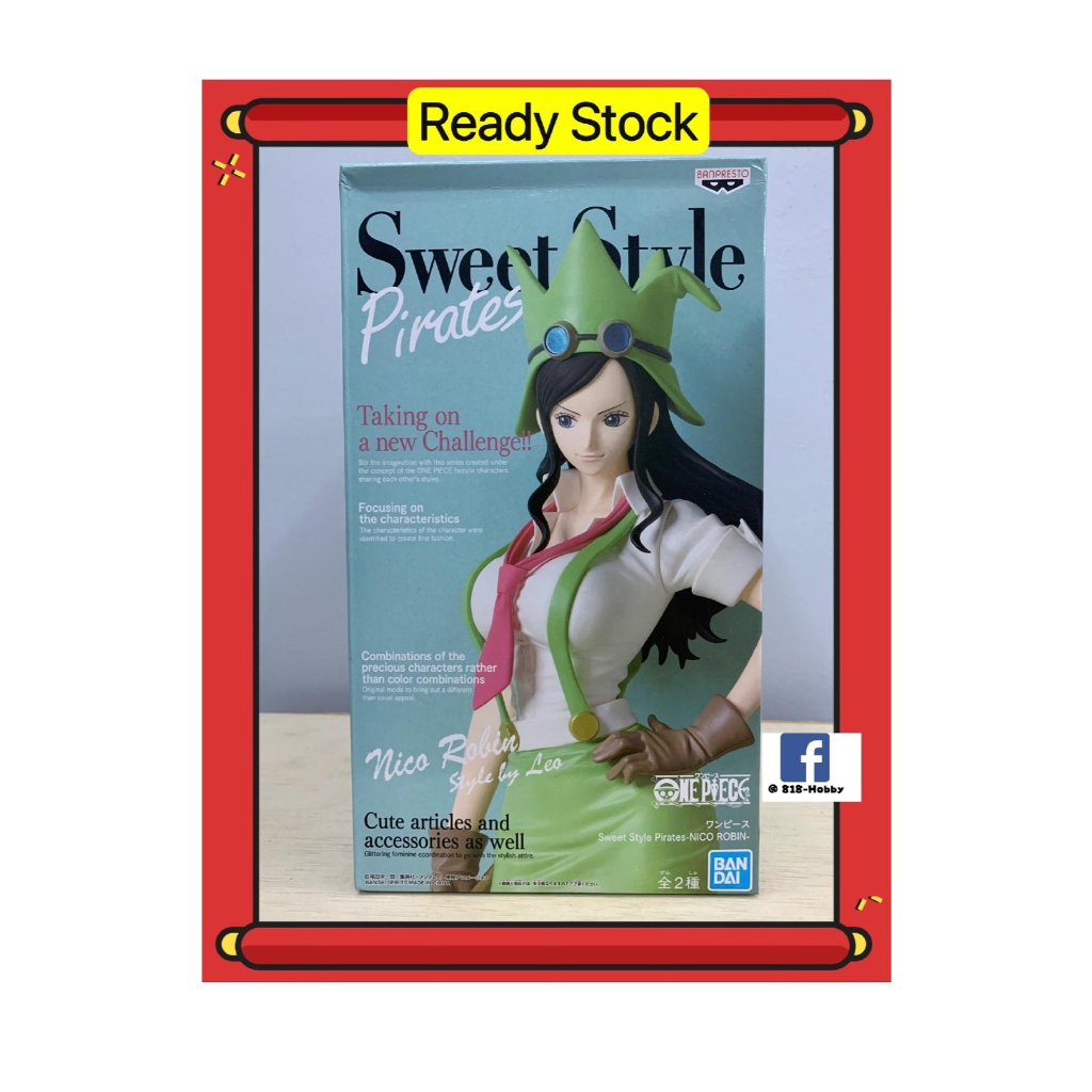 BANPRESTO ONE PIECE SWEET STYLE PIRATES [NICO ROBIN] VER A 海贼王 正版 模型 金证 ...