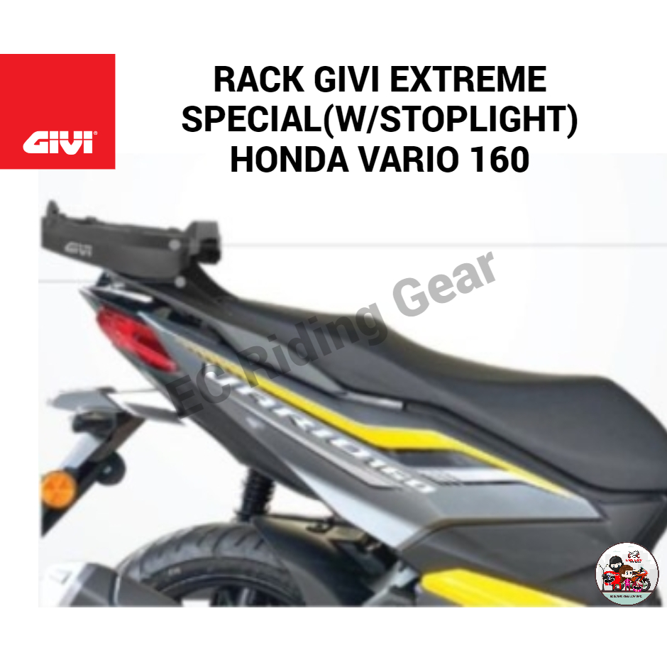 RACK GIVI 100% ORIGINAL RACK GIVI EXTREME SPECIAL(W/STOPLIGHT) HONDA VARIO 160 VARIO160 | Shopee ...