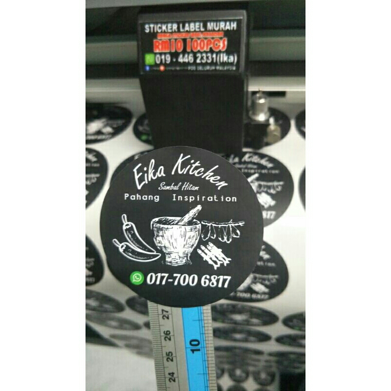 Sticker Label 6CM 100pcs | Shopee Malaysia