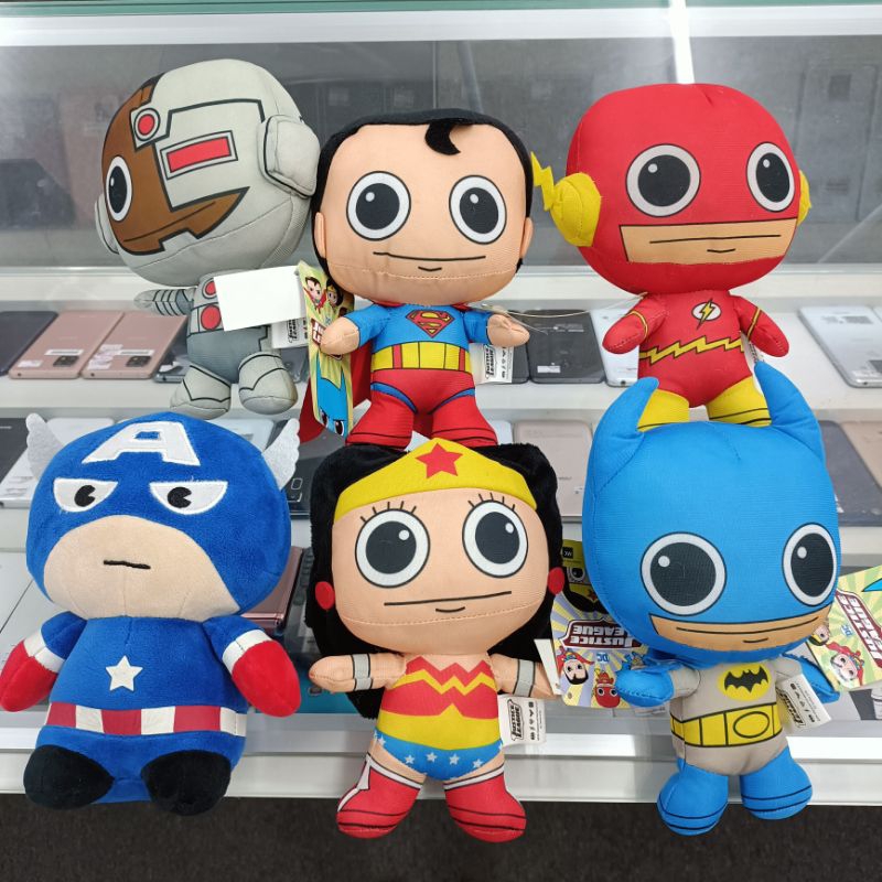 DC Comics Plush Cartoon wonder woman, superman, Batman, Justice,Flash ...