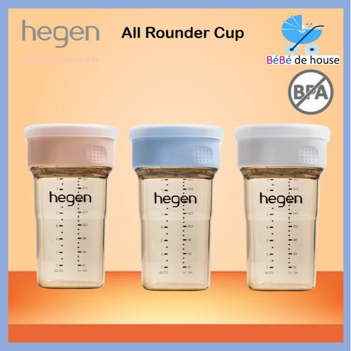 Hegen PCTO 240ml / 8oz All-Rounder Cup PPSU Blue / Pink / White - 1 ...