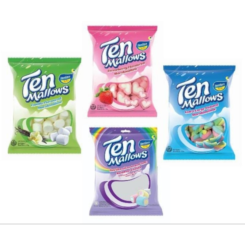 Ten Ten Marshmallow Round Tube / Twisted Rainbow Vanilla (130gm ...