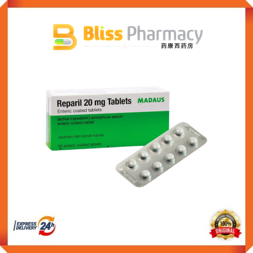 Reparil 20mg Tablet 10's (1papan) / 50's (1kotak) | Shopee Malaysia
