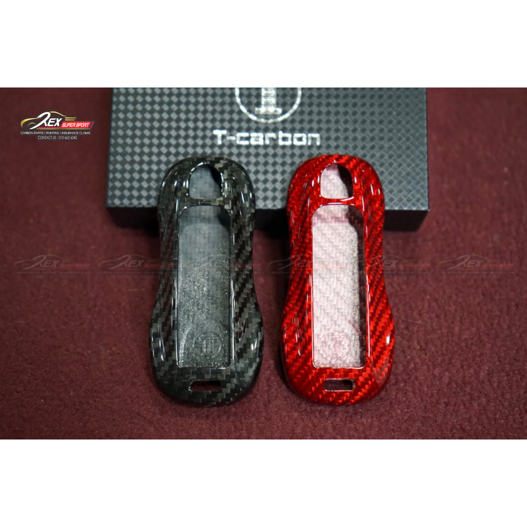 Porsche Macan Key Cover Real Carbon Fiber T-Carbon | Shopee Malaysia