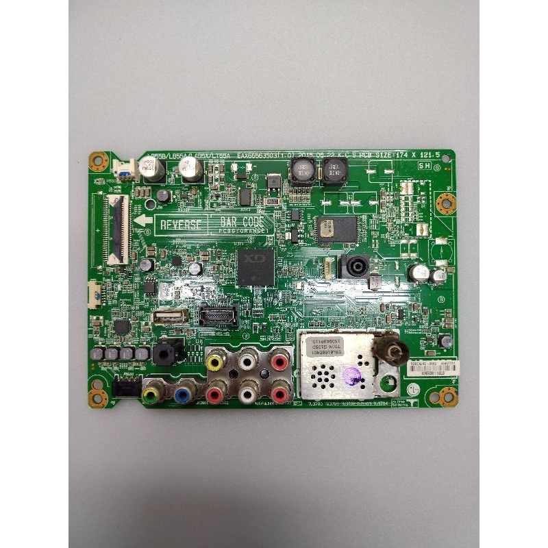 LG LED 43" TV Model: 43LF510T.ATS / Main Board: EAX66563503(1.0) / T ...
