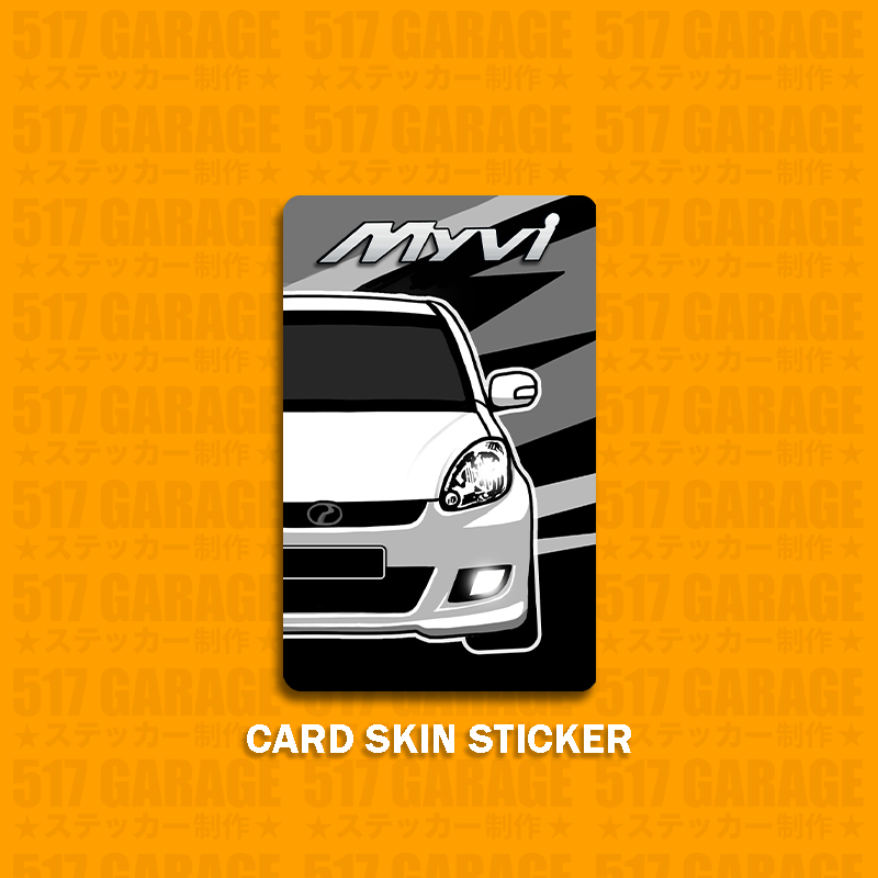 PERODUA MYVI 1ST GEN FL - ATM CARD STICKER - TOUCHXGO STICKER - T*G ...