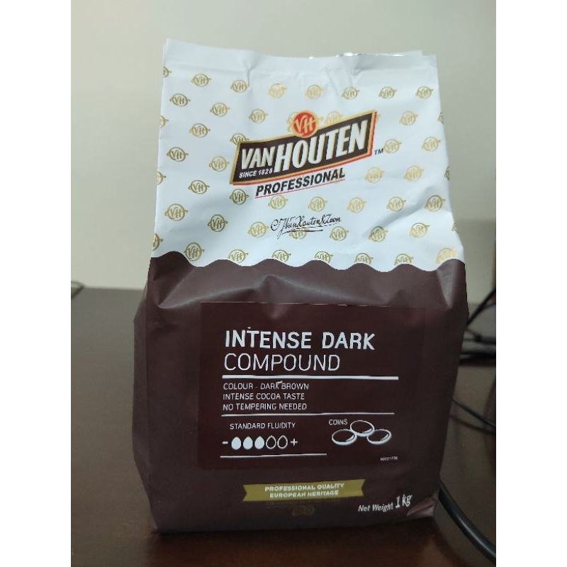 Van Houten Chocolate 1kg/White Compound/Milk Compound/Intense Dark ...