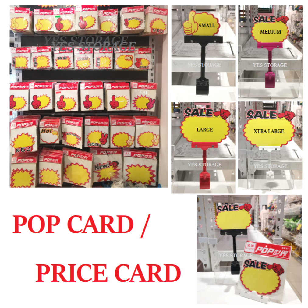 Pop Price Card - Promotion Offer Card / Kad Tanda Harga [ 10pcs/pkt ...