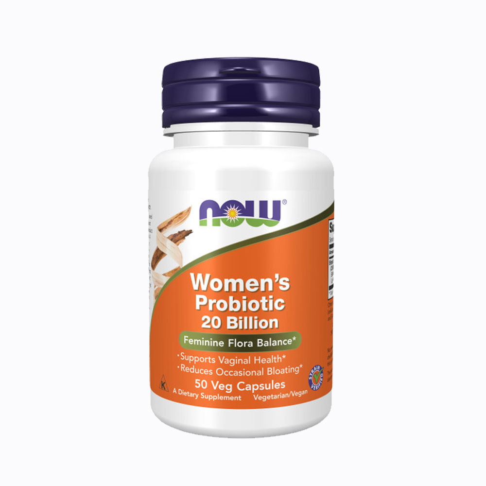 NOW Supplements, Women's Probiotic, 20 Billion, 50 Capsules | PGMall