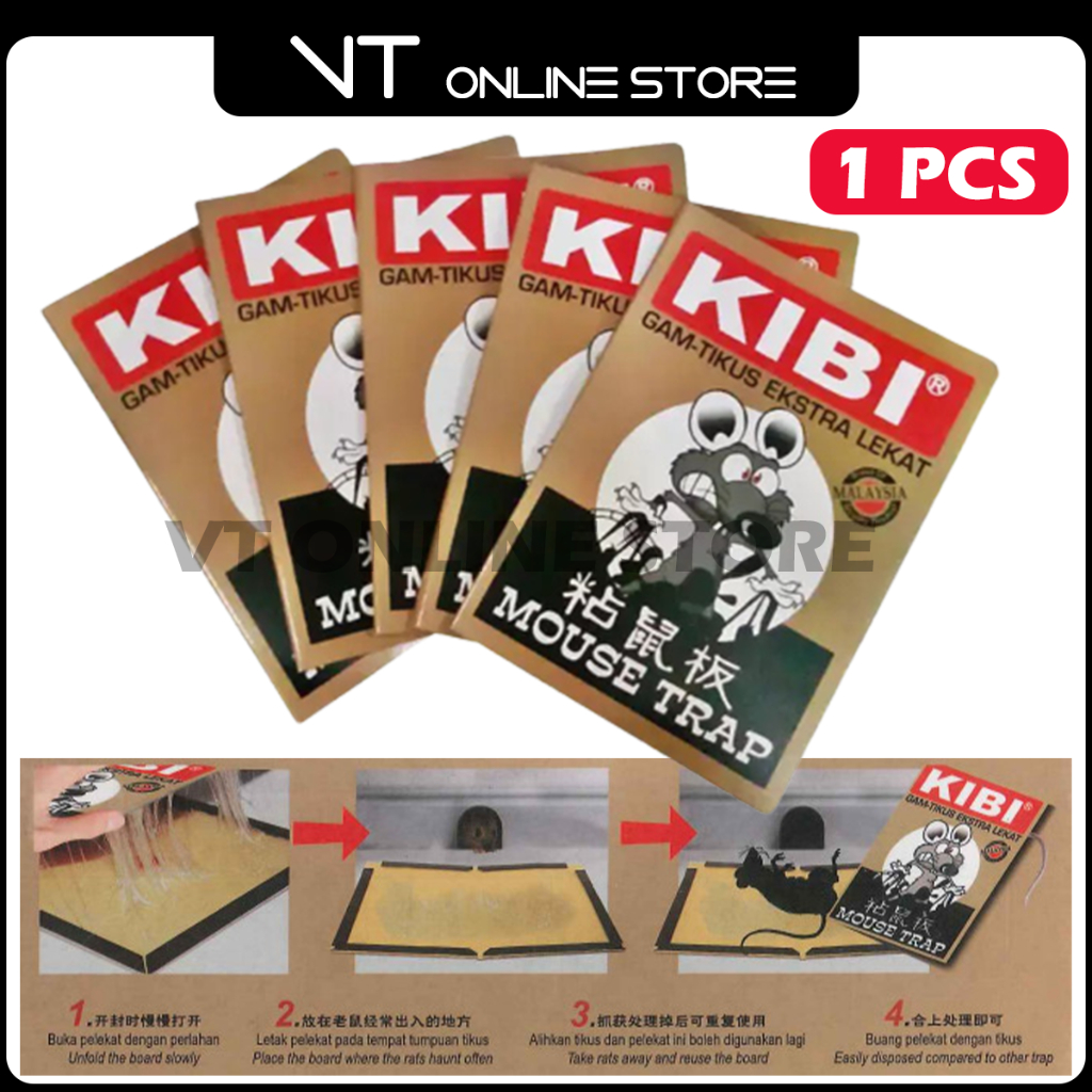 Perangkap Tikus Gum Tikus Gam Rat Trap Glue Mouse Trap Glue Extra ...