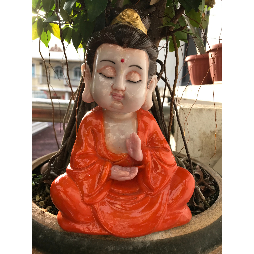 Meditating Little Buddha Statue 8 Inch | Shopee Malaysia