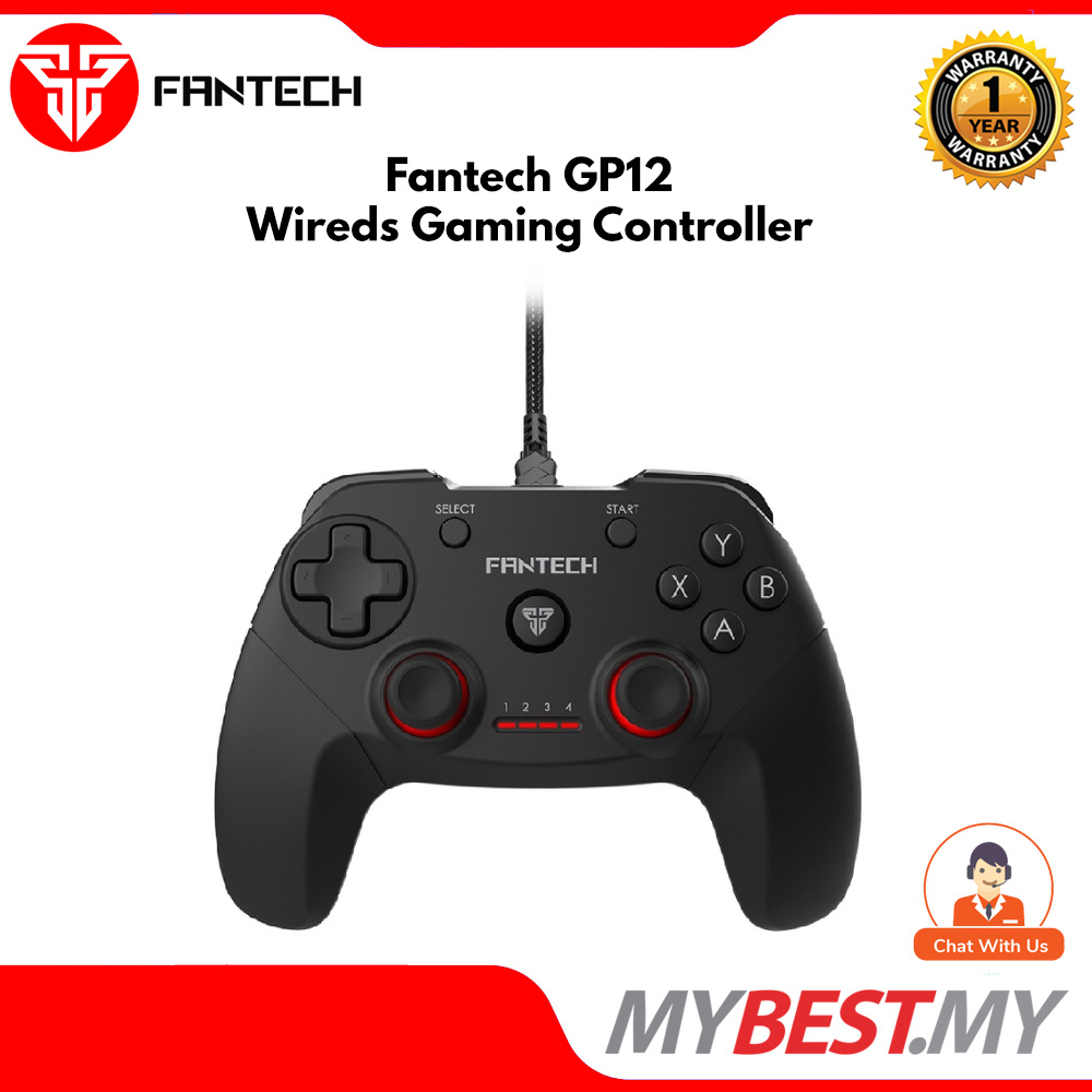 Fantech GP12-Wireds Gaming Controller (JY59BK) | Shopee Malaysia
