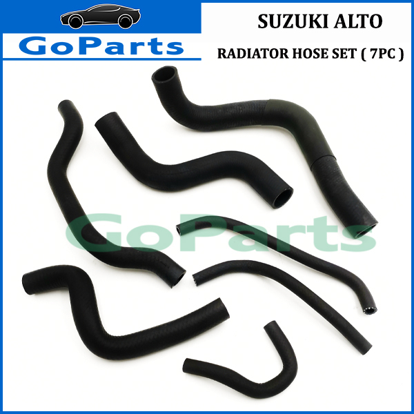 Radiator Water Hose Top Bottom By pass Hose 7pc Suzuki Alto | Shopee ...