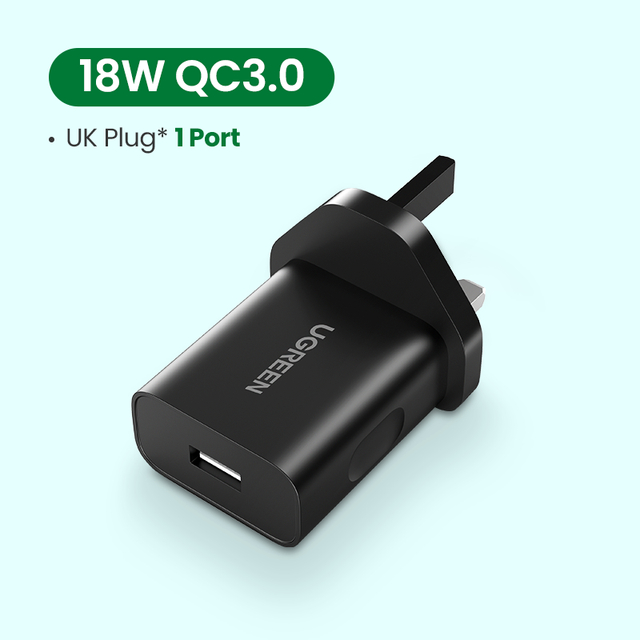 Original UGREEN usb charger fast charging 18W chargers kepala charger ...