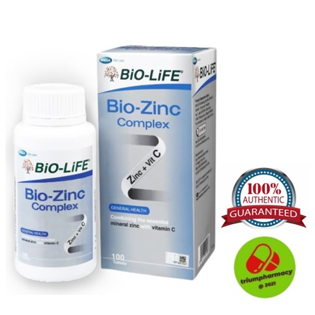 Bio-Life Bio-Zinc Complex 100's | Shopee Malaysia