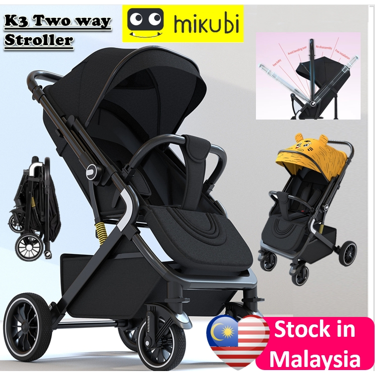 MIKUBI Two Way Stroller Baby (T601-2/K3) infant baby Stroller 2 way ...