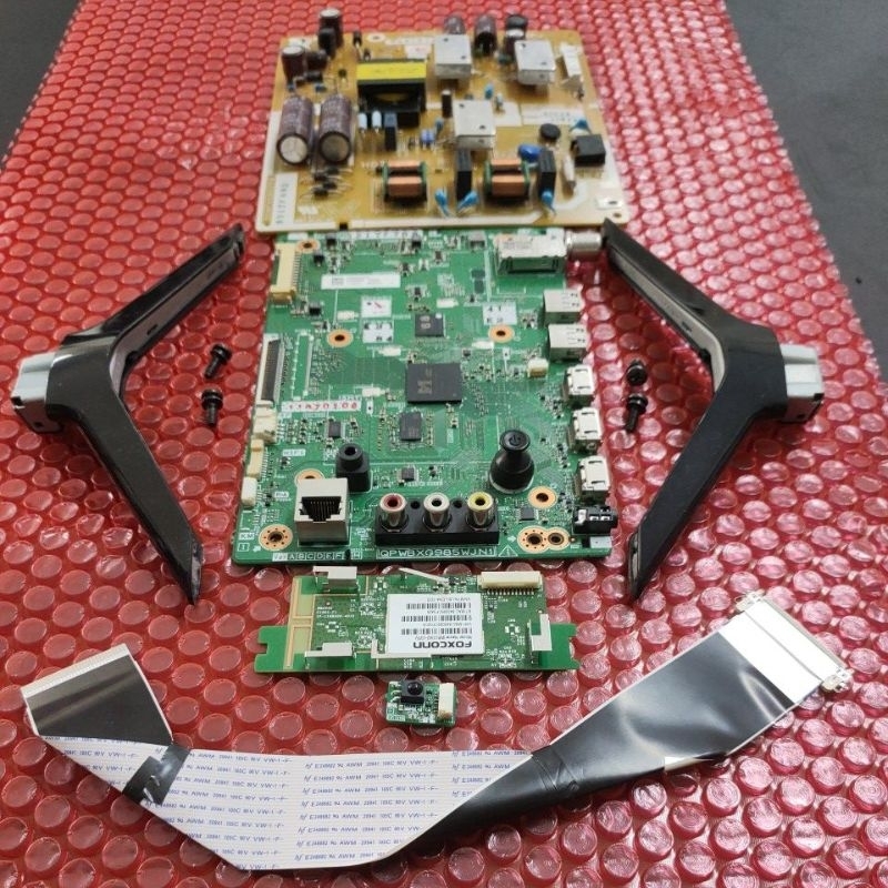 SHARP SMART TV 2T-C32BG1X POWER BOARD MAIN BOARD WIFI SENSOR LVDS STAND ...