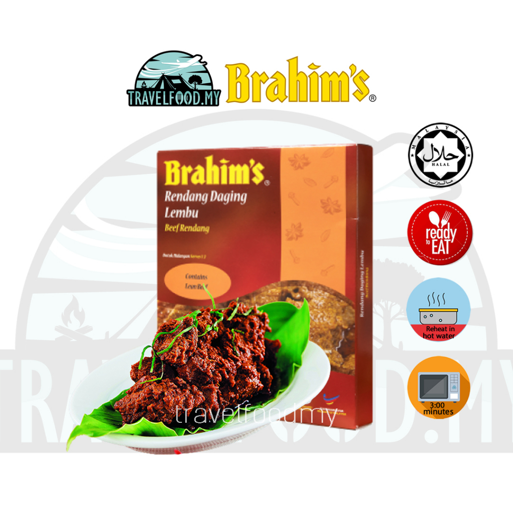Brahims Beef Rendang Daging Lembu Ready to eat Lemang BRAHIM Brahim's ...