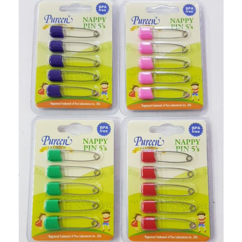 Pureen Premium Nappy Pins 5's | Shopee Malaysia