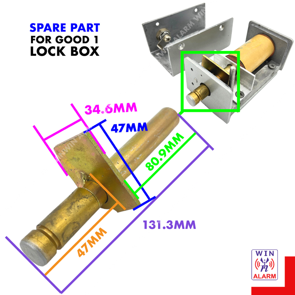 SPARE PART FOR GOOD 1 / RANGER / LOCK BOX 12V-24V UNDEGROUND AUTOGATE ...