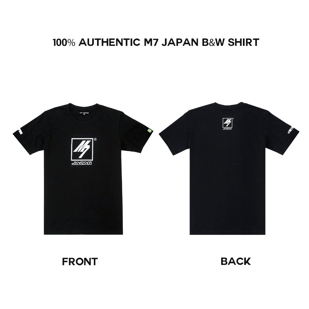 💯% Authentic M7 JAPAN B&W SHIRT | Shopee Malaysia