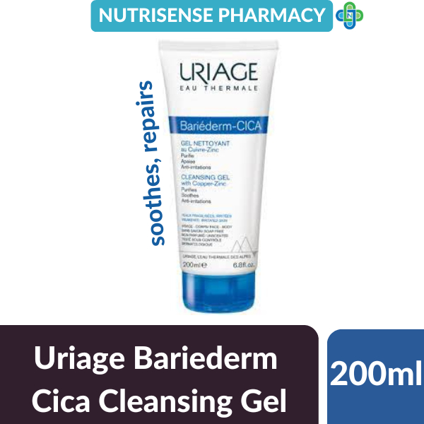 URIAGE BARIDERM CLEANSING CICA GEL 200ML | Shopee Malaysia