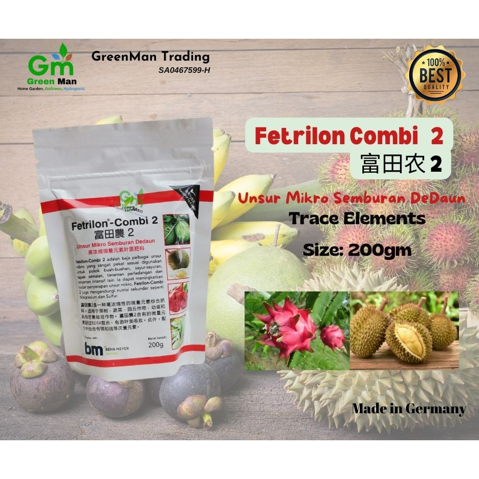 Baja Fetrilon Combi 2 @ 200g Trace Element Fertilizer Fruit / Baja ...