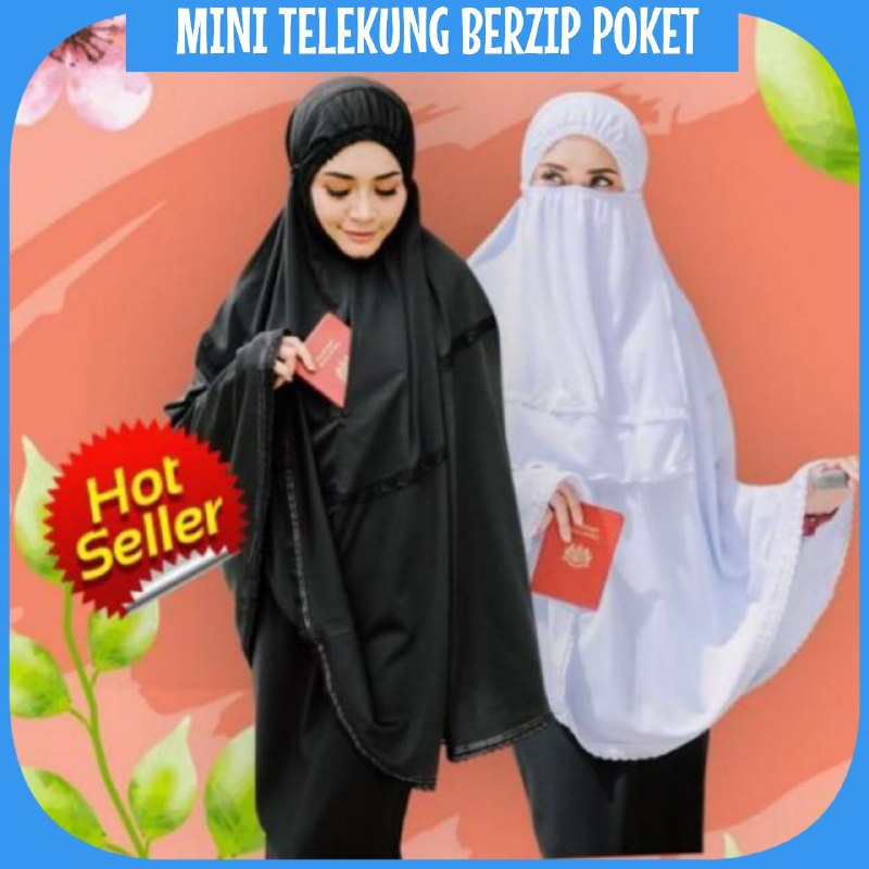 Mini Telekung BERZIP POKET by KALISTA CLARA | Shopee Malaysia