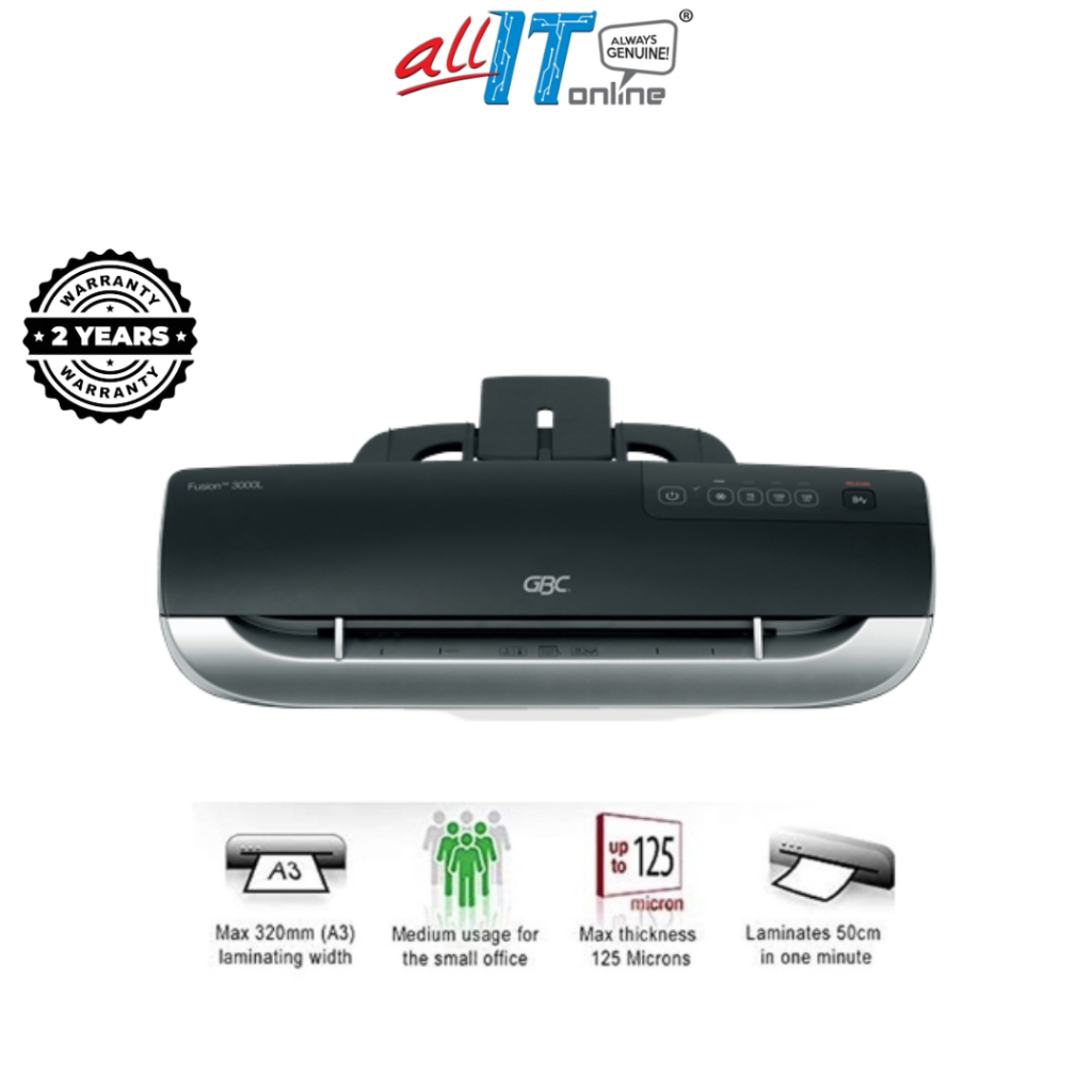 GBC Fusion 3000L A3 Laminator | Shopee Malaysia