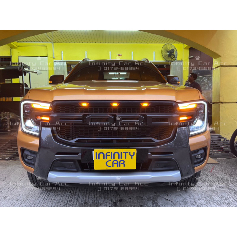 Ford Ranger T9 2022-2023 XLT XLT+ Wildtrak LED Front Grill With Running ...