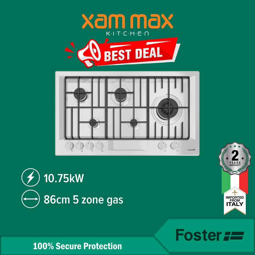 Foster - FL 5G - 5 Burner Cooking Gas Hob Cooktops Cooker Stove ...
