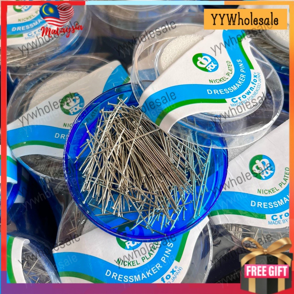 YYBorong Jarum Borong 3000+-pcs 1 Bekas 250+- Jarum Peniti Needles Pin ...