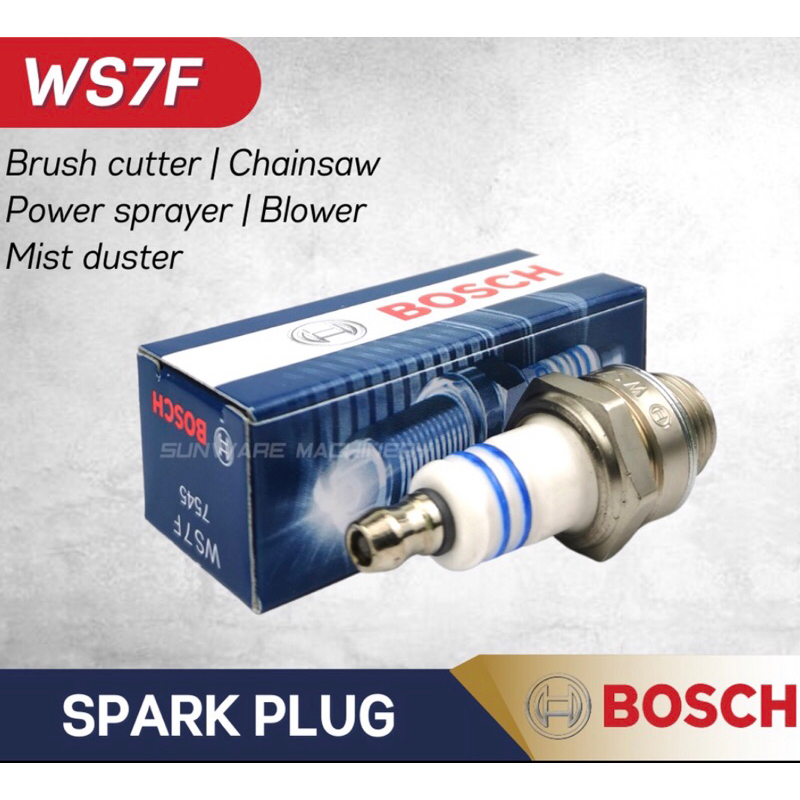 BOSCH Spark Plug (Brush Cutter Mesin Rumput Chainsaw Mesin Gergaji ...