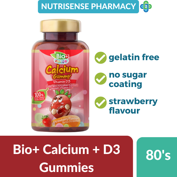 Bio+ Junior Calcium Gummy 80's | Shopee Malaysia