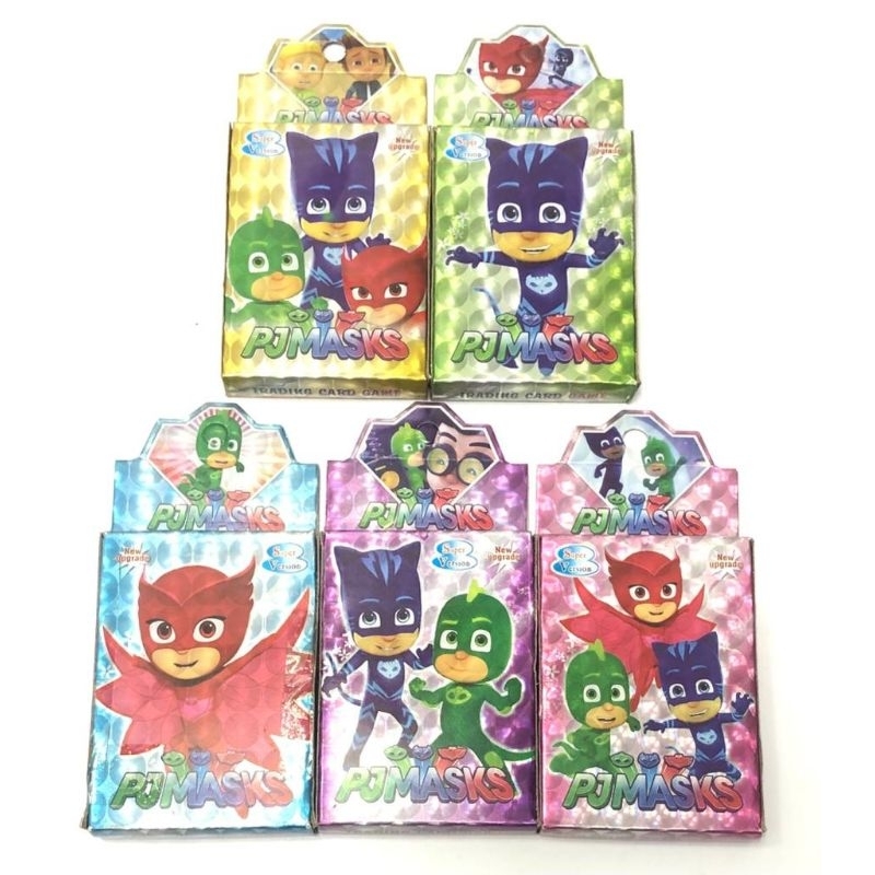 Ready stock In Malaysia Pj Mask kad cards (24cards) trading cards ...