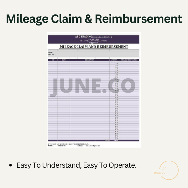 FORM OF MILEAGE CLAIM AND REIMBURSEMENT BENTUK TUNTUTAN PERBATAN DAN ...
