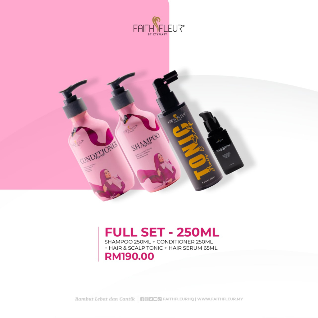 Faith Fleur Set Hair Fall ( Syampoo, conditioner, tonic, hair mist,hair ...