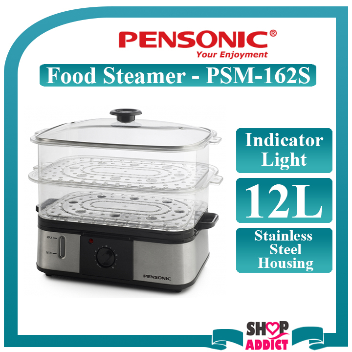 Pensonic Food Steamer with Steam Bowl 12L PSM-162S/ Pengukus Makanan ...