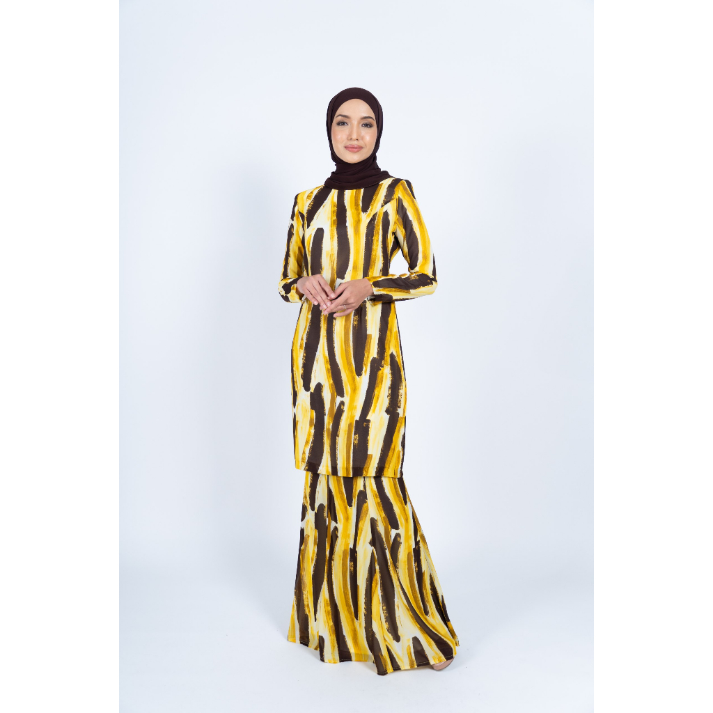 NADZRI MORSHIDI | TIARA KURUNG MODERN CHIFFON PRINCESS CUT | BAJU RAYA ...