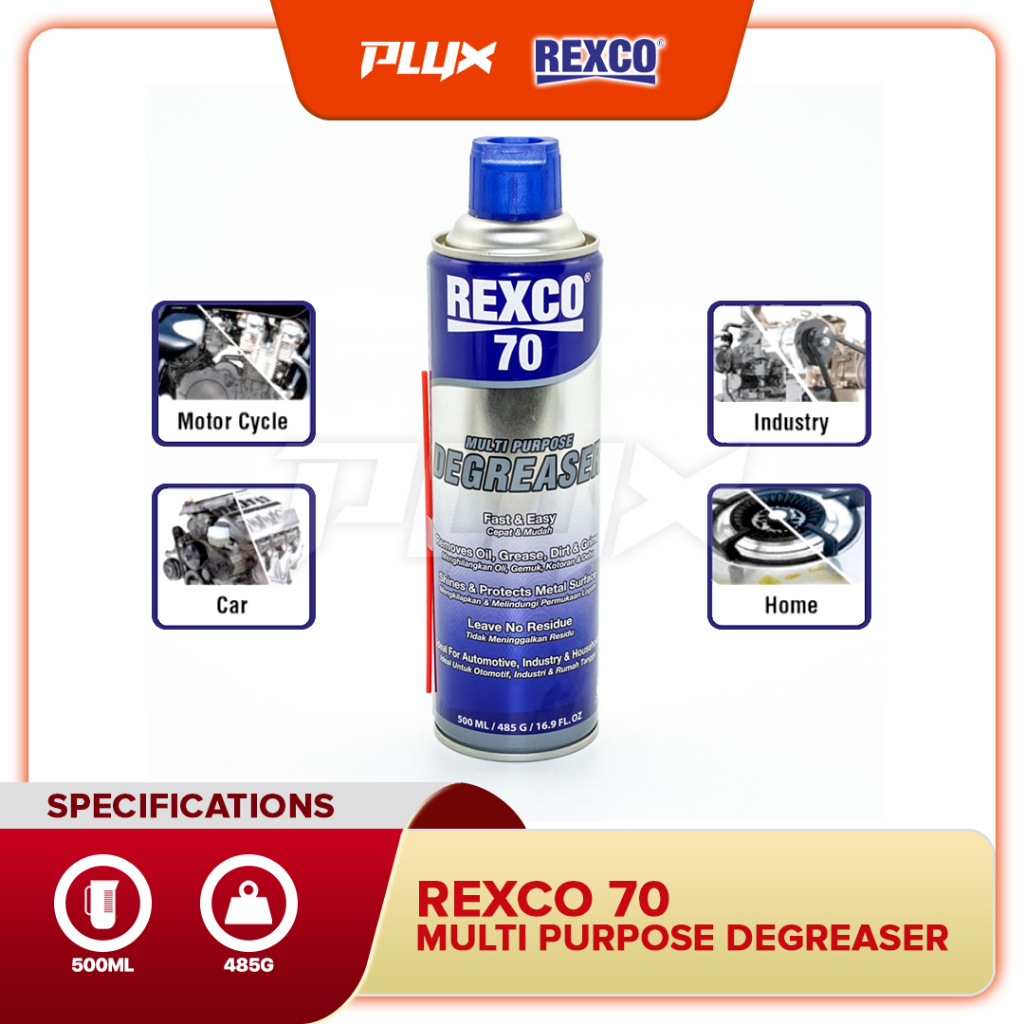 Rexco 70 Multi Purpose Degreaser Pelumas Gemuk 500ML | Shopee Malaysia