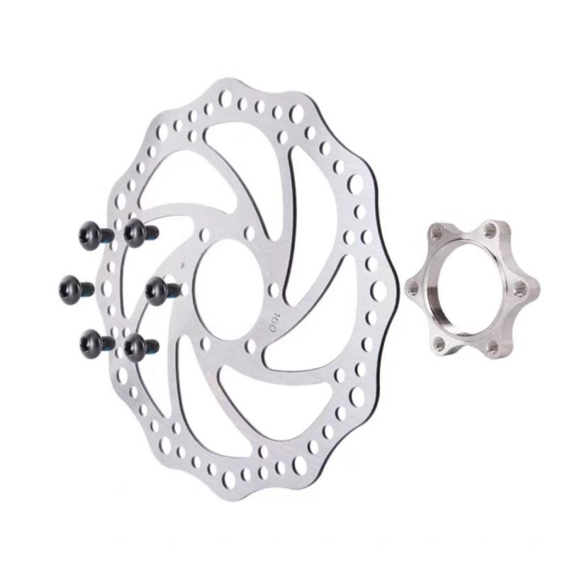 PREMIUM Bicycle Disc Brake Rotor With Bracket 160mm Ready Stock Brake ...