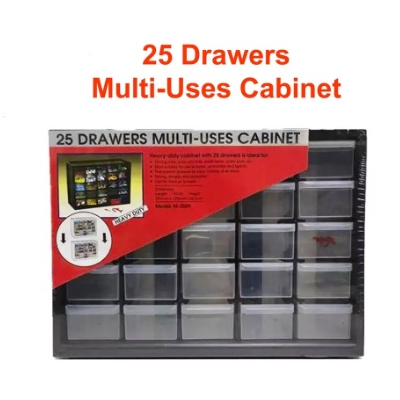 25 Compartment Heavy Duty Cabinet drawers | Screw Organizer Drawer | 25 ...