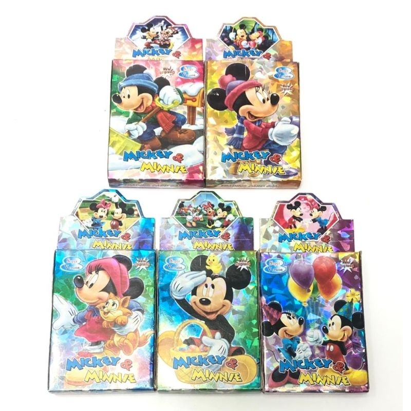 Ready stock In Malaysia Mickey & Minnie kad cards (24cards) trading ...
