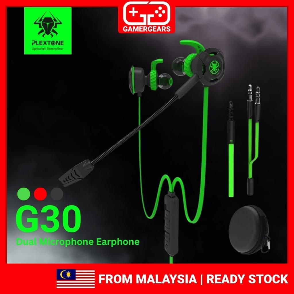 Plextone G30 Dual Microphone Mobile and PC Gaming Headset With ...