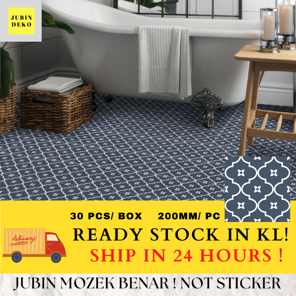 [NOT STICKER] *1 BOX 30PCS* WALL TILES /MOZEK/JUBIN DINDING/CERAMIC ...