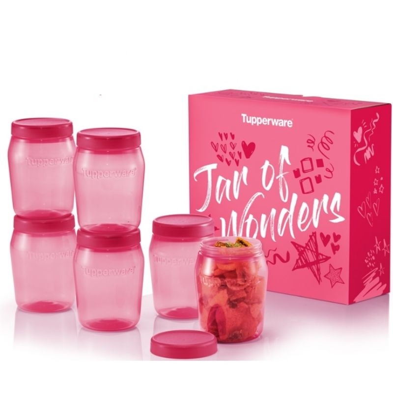 Tupperware Universal Jar 550ml (6pcs) | Shopee Malaysia