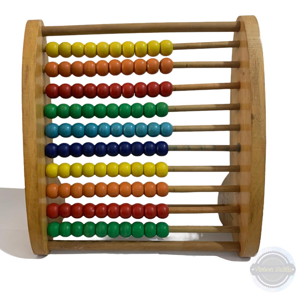 USED - WOODEN RAINBOW ABACUS | Shopee Malaysia